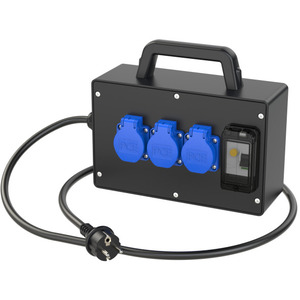 PCE 9216066 | Mobilverteiler Vollgummi Baureihe TRAUNSEE BV 3xSSD 1.5m3G2.5VG-St H07 Ea IP54 ...